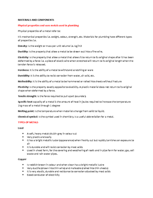 Masonry -CBT-1 - MASONRY NOTES CERTICATE IN BUILDING TECHNOLOGY CHAPTER ...