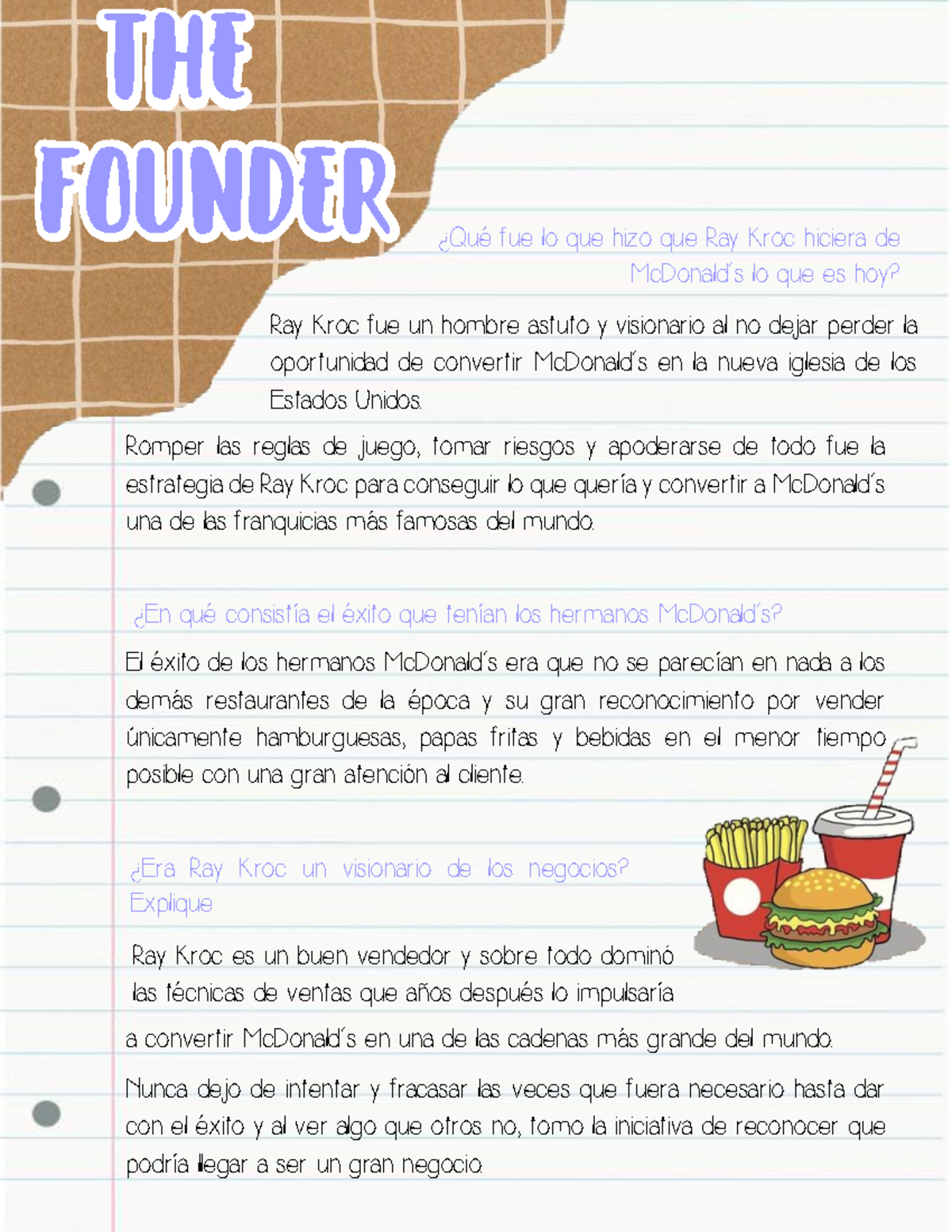 Análisis de la película - Hambre de poder - THE FOUNDER ¿Qué fue lo que ...