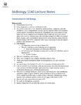 BIO1140 - uOttawa - Introduction to Cell Biology - Studocu