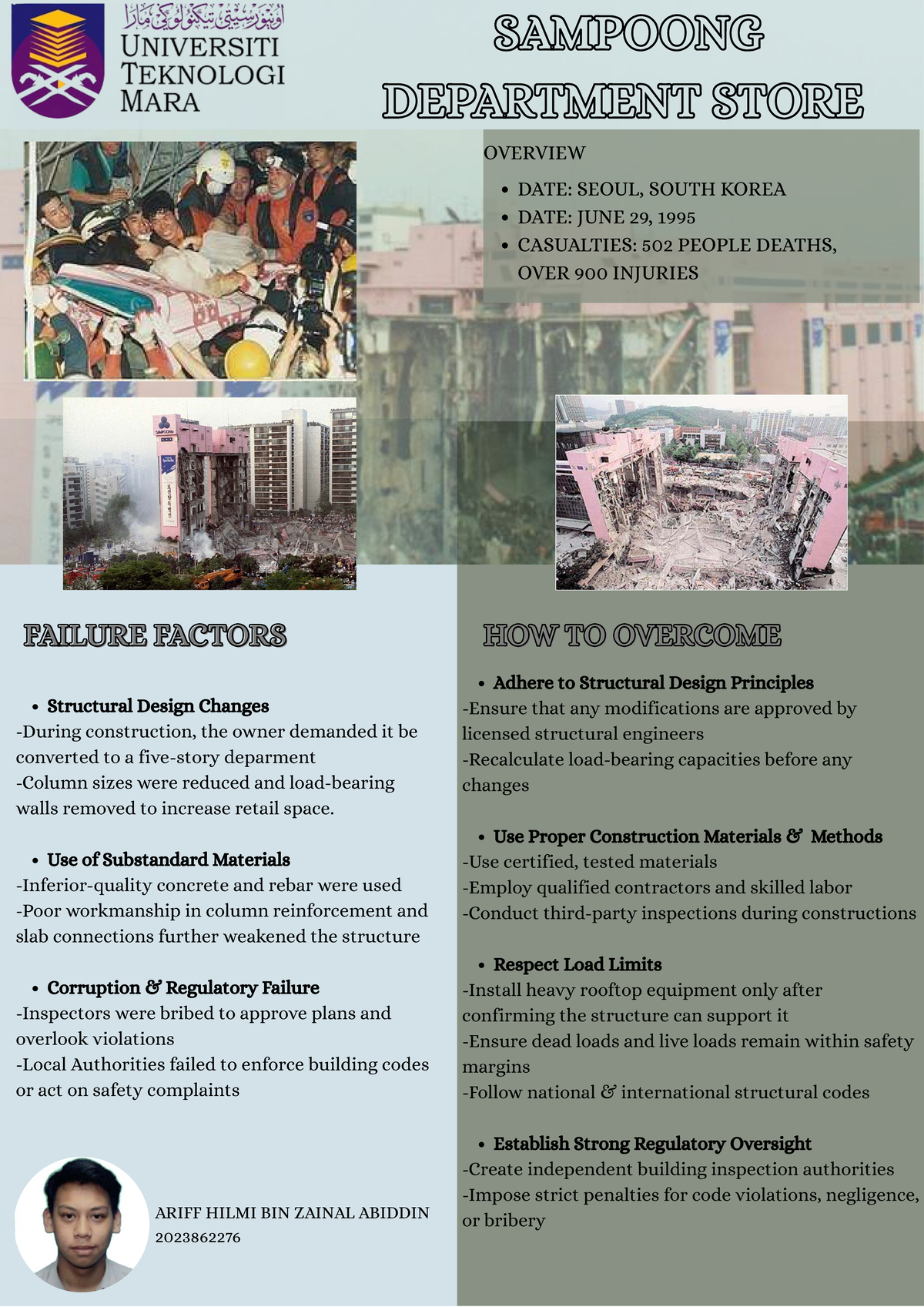 Structural Failure Analysis: Sampoong Dept. Store Case Study (1995 ...
