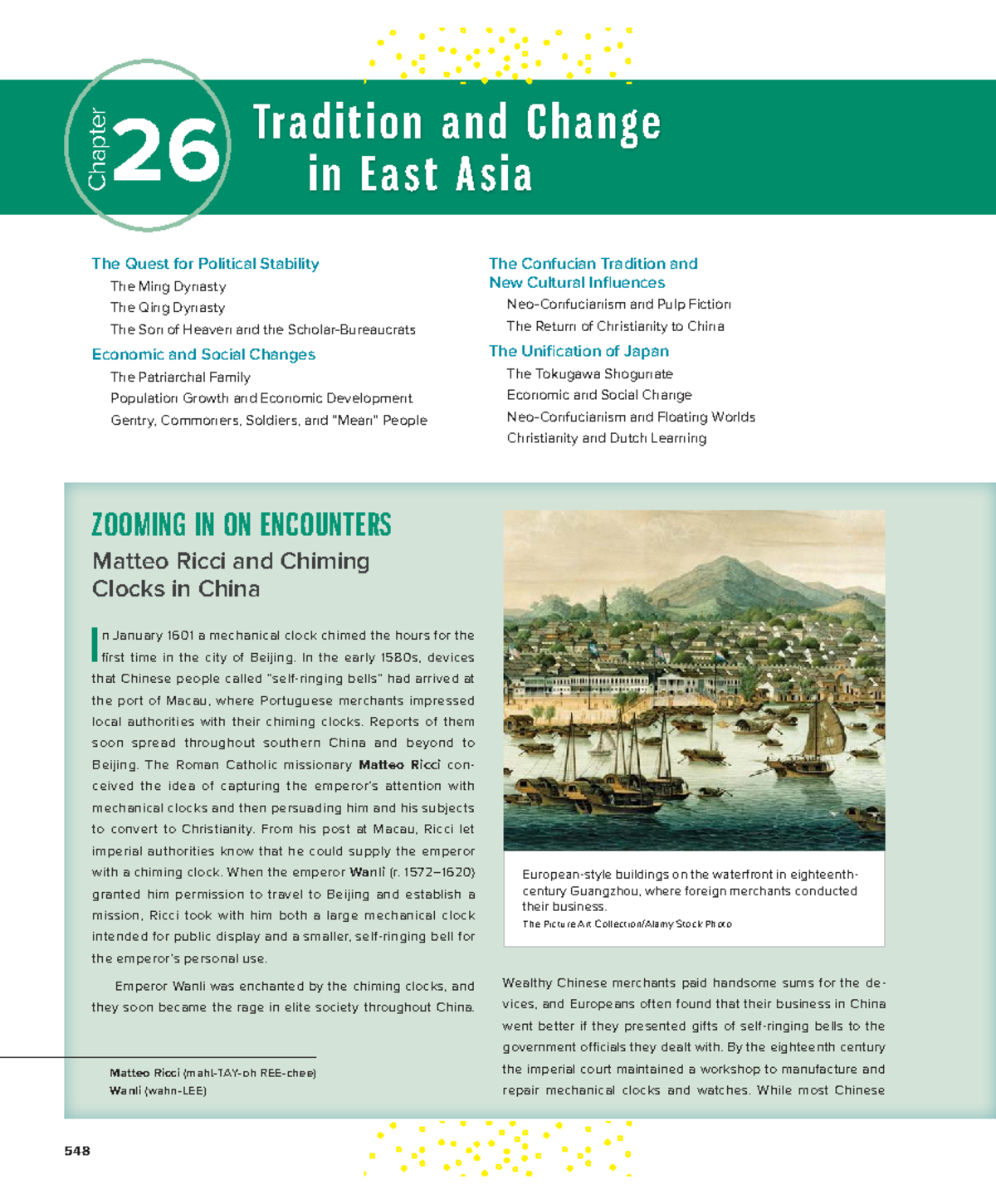 Chapter 14 - Tradition and Change in East Asia: Confucianism to Qing ...