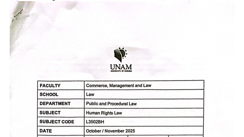 First opp - notes - UNAM ONIVERSITY OF DAMINA FACULTY Commerce ...