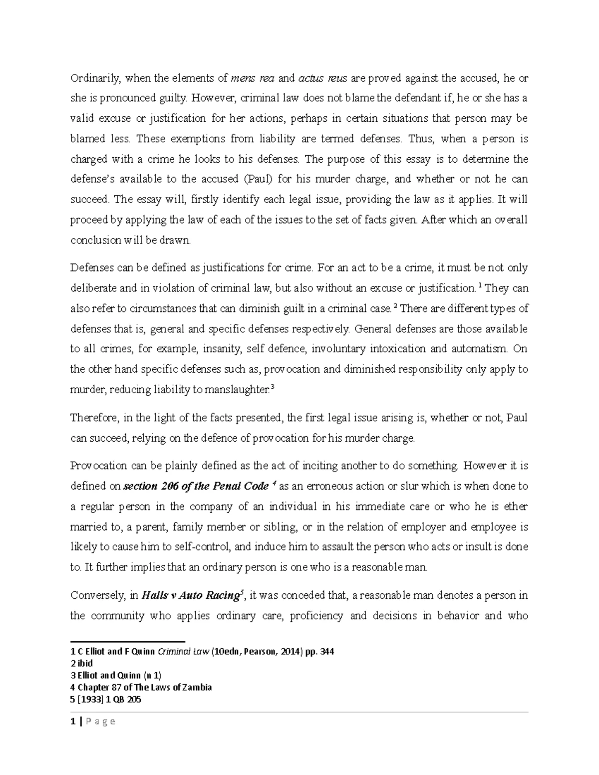 Case Reading List - L111-LEGAL PROCESS UNIT 1-INTRODUCTION TO LAW CASE ...