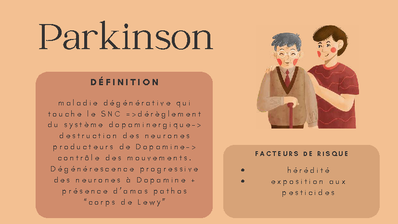 Physiopathologie et Signes Cliniques de la Maladie de Parkinson - Studocu