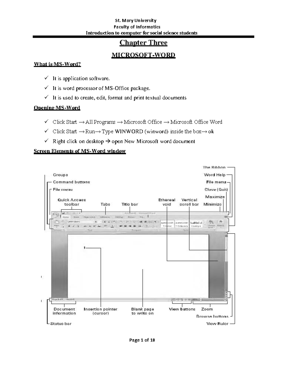 INFM 101: Chapter 3 - Essential Notes on Application Software - Studocu