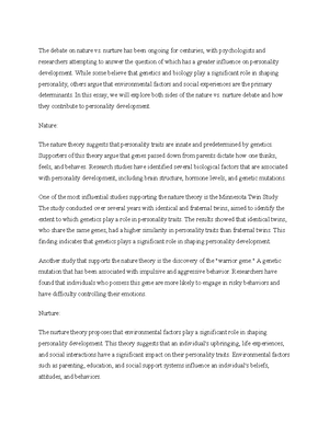 IM 2( Child AND Adolescents) - Application State five characteristics of human development from ...