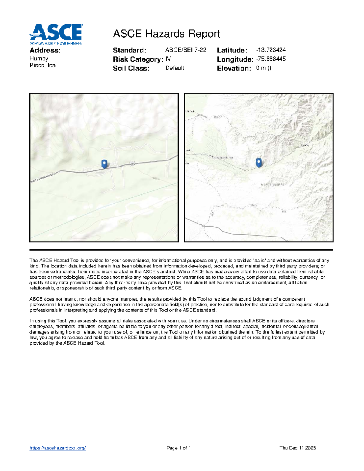 ASCE Hazards Report: Risk Category IV Analysis and Data - Studocu