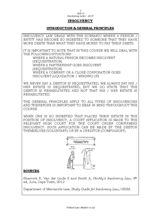 [Solved] 11 Explain the purpose of a sequestration order 5 12 A ...