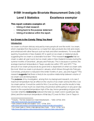 [Solved] What is the marking schedule for statistics level 3 ncea ...