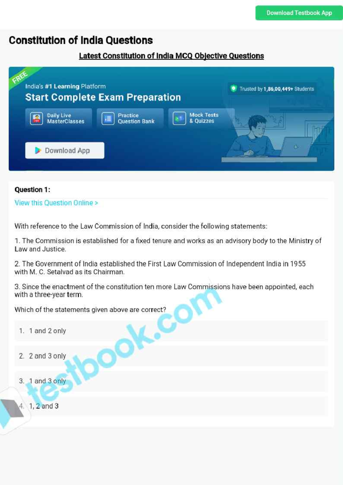 Mcq on constitution of india 5eea6a1139140 f30f369ebe3 - Co-operation ...