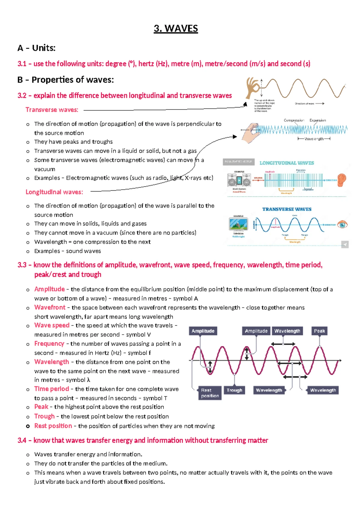 GCSE AQA Physics Calculation Practice Paper 1: Equations & Solutions ...