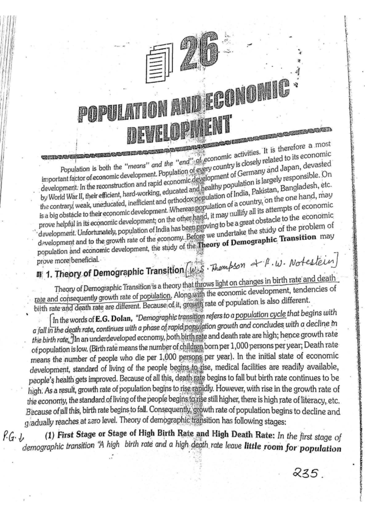 Population and Economic Development: Analyzing Demographic Transition ...
