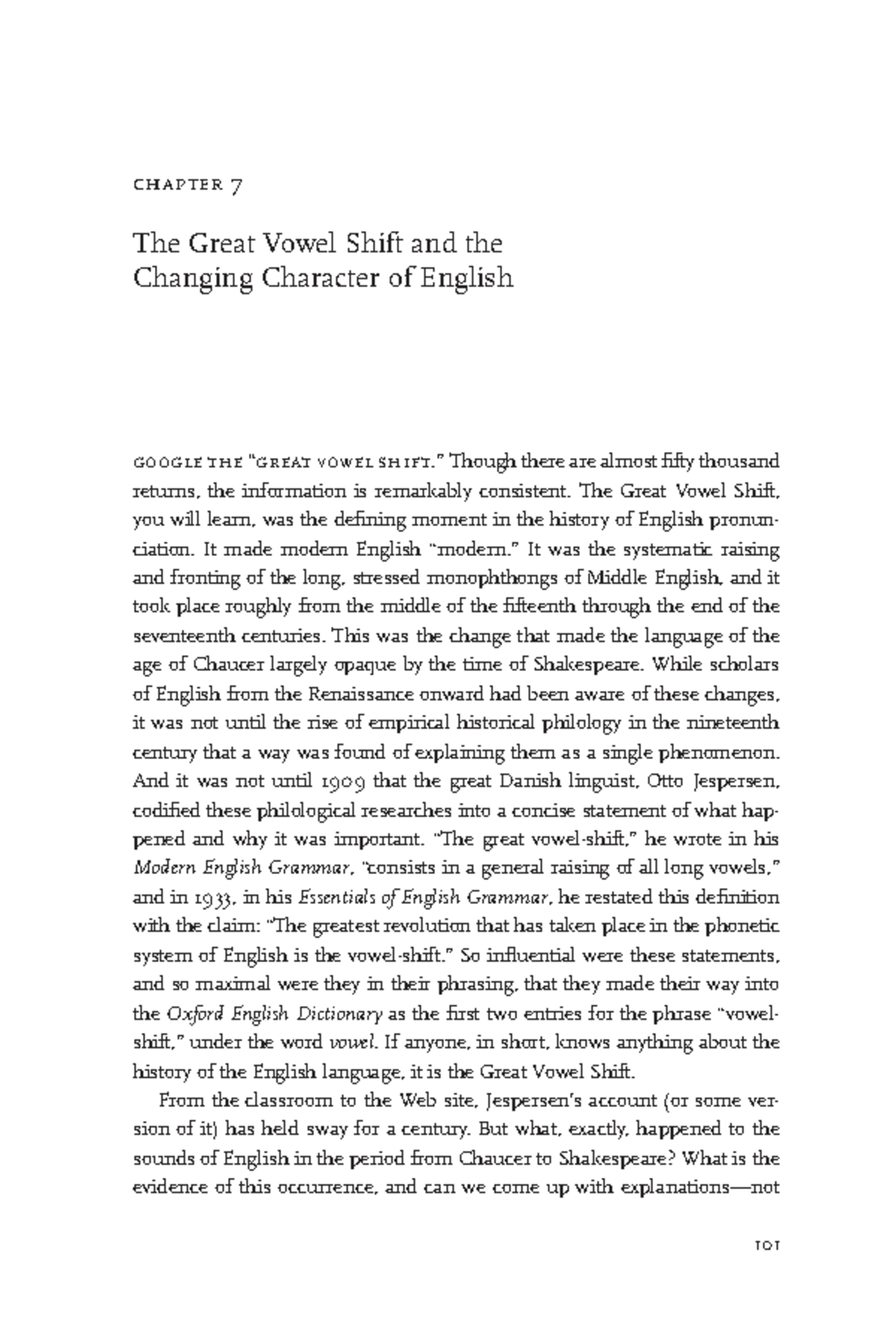 Chapter 7: The Great Vowel Shift and Its Impact on English Evolution ...
