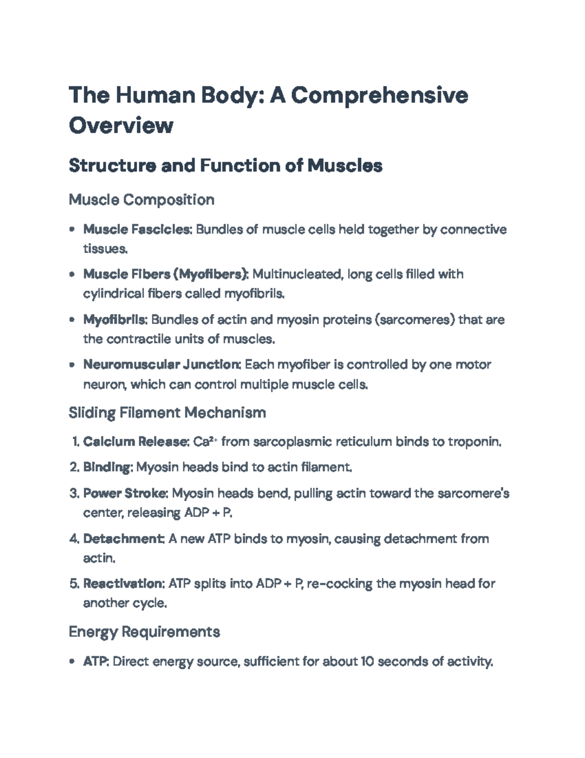 The Human Body: Structure, Function, and Systems Overview (Physiology ...