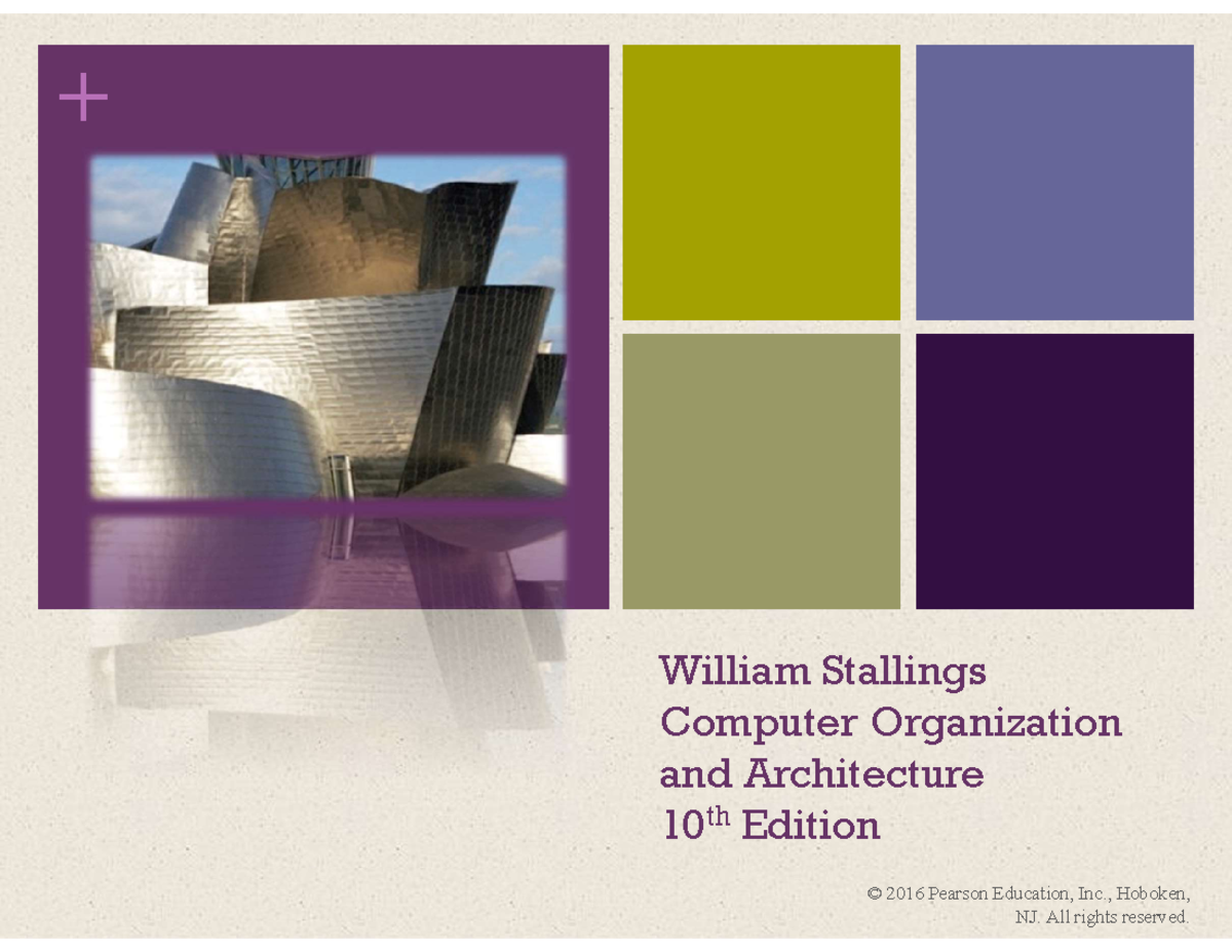 CH01-COA10e: Basic Concepts & Evolution of Computer Architecture - Studocu