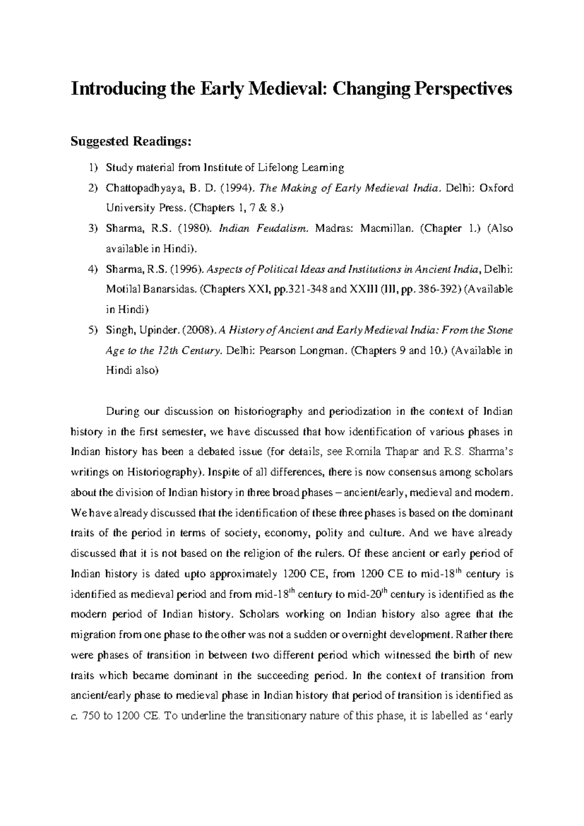 Understanding the Early Medieval Period: Key Concepts and ...