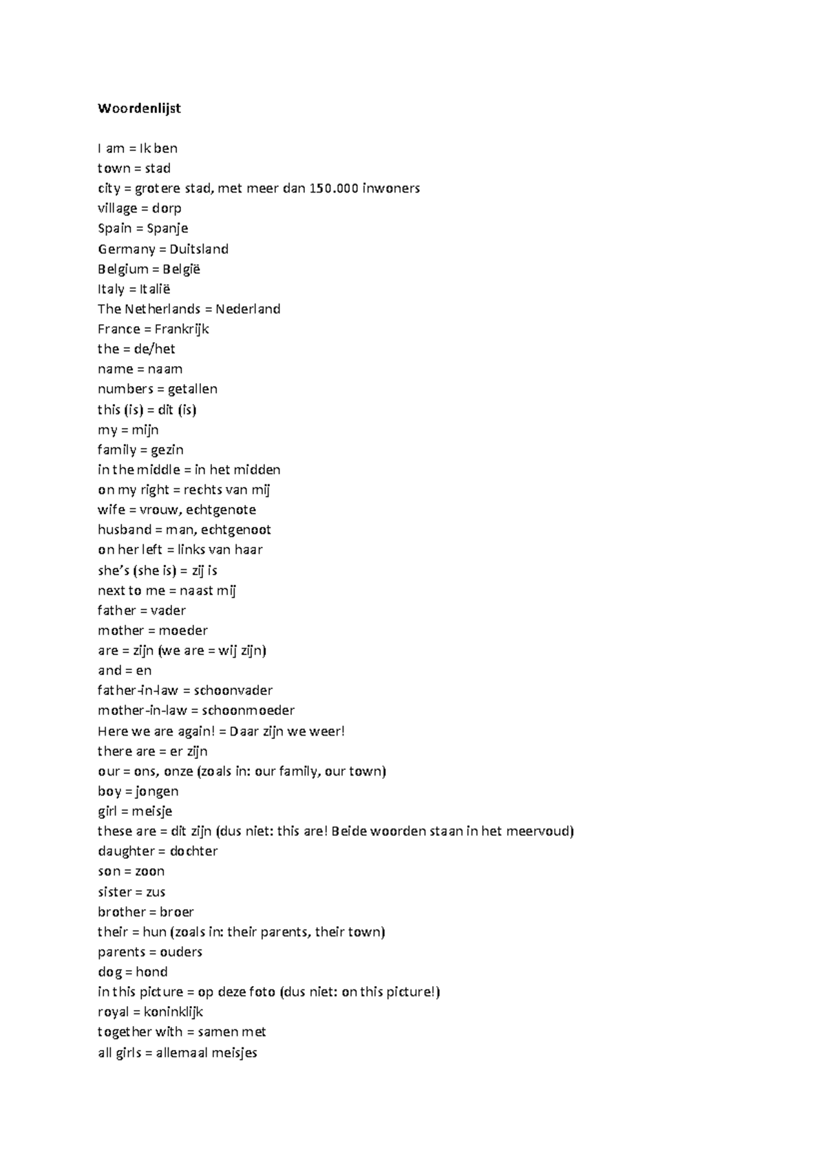 Woordenlijst ENG101: Basiswoorden voor Beginners in het Engels ...