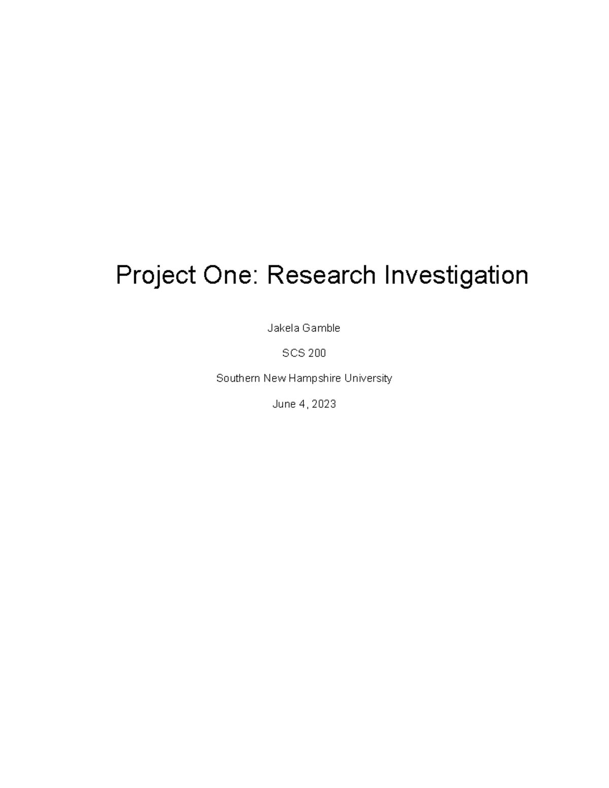 SCS 200 Project One: The Impact of Anonymity on Online Behavior - Studocu