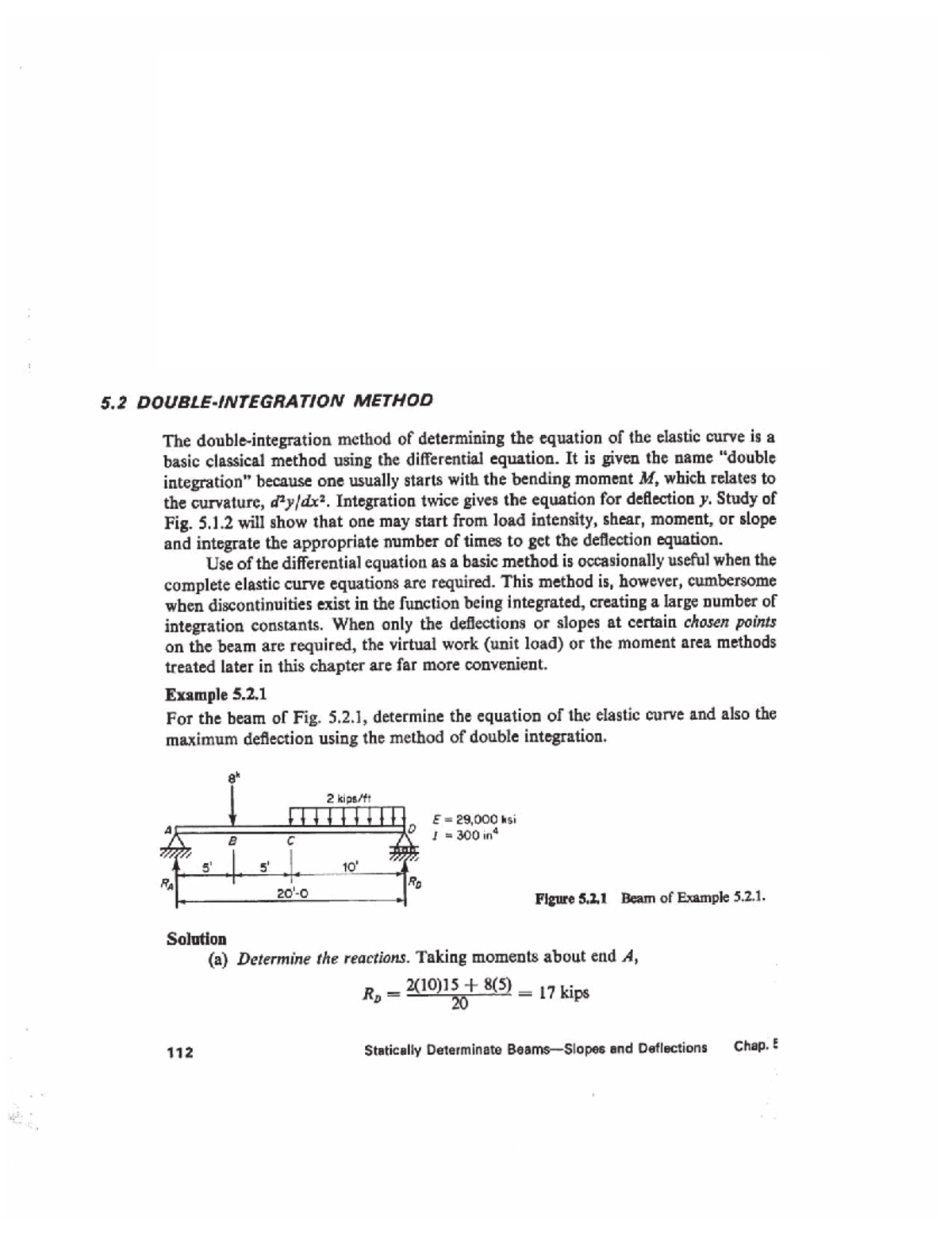 5.2 Beam Deflection: Double Integration Method Analysis - Studocu