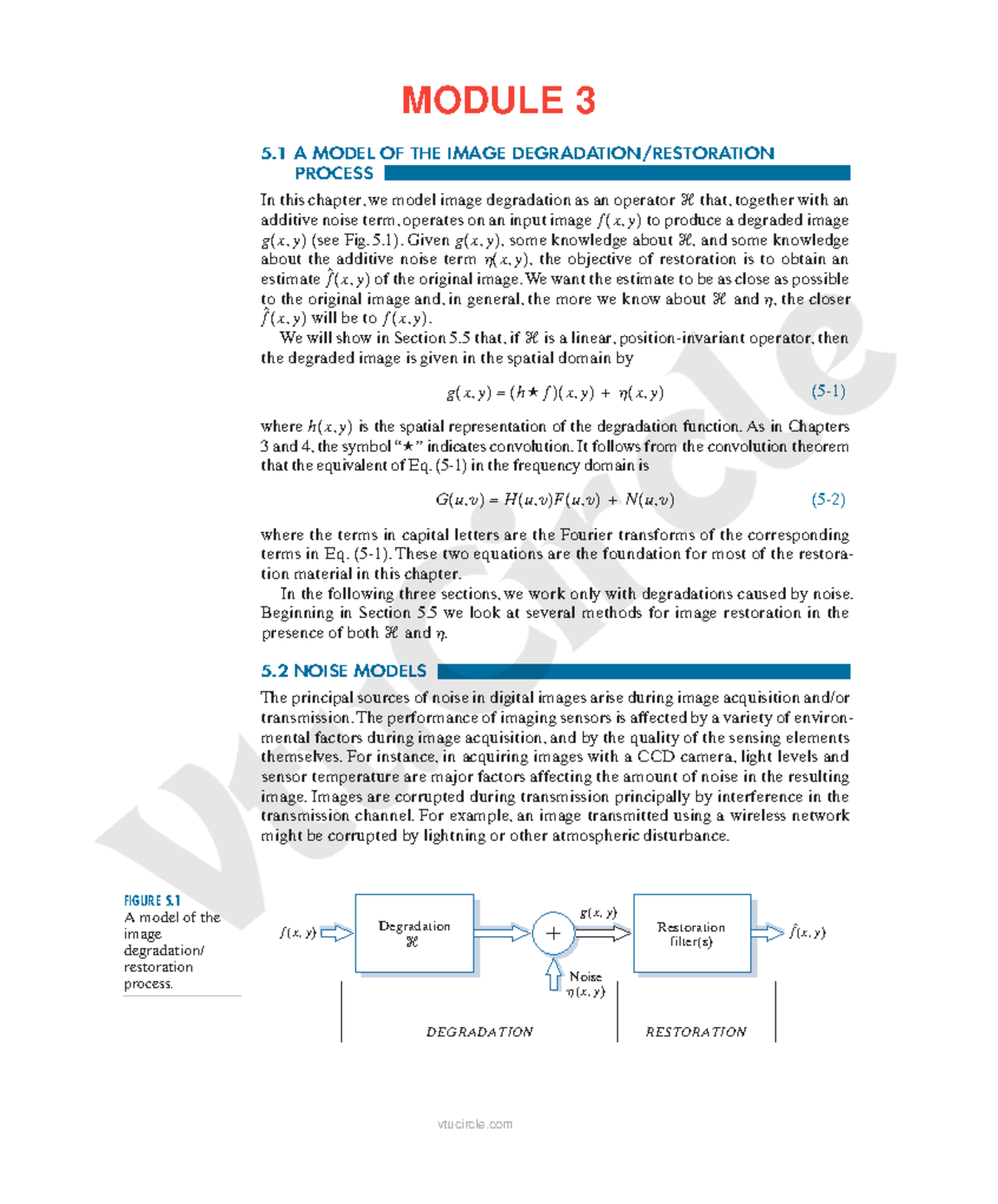 BAI151A Module 3: Chapter 5 - Image Restoration & Reconstruction ...