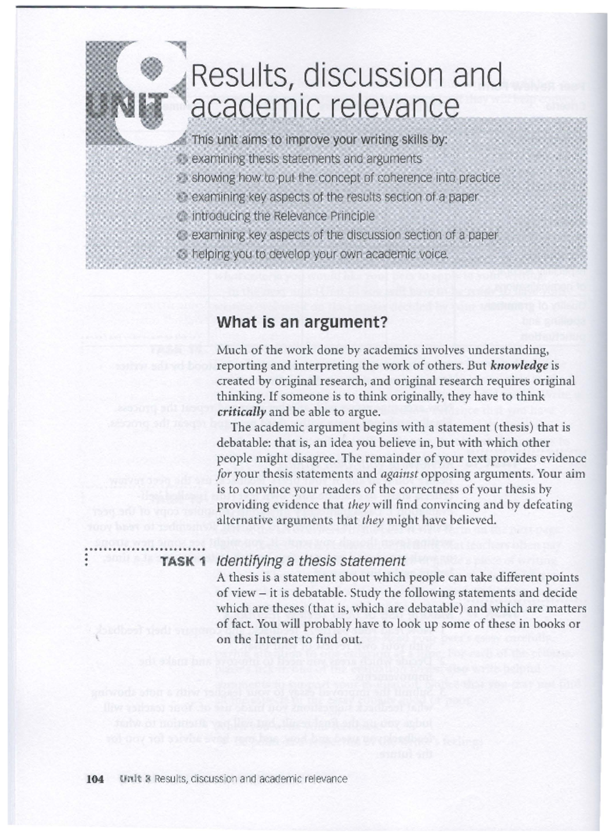 Chapter 8 - Writing AE2 -, •~ Results, discussion and academic ...