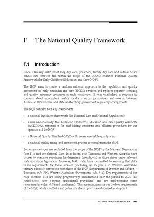 [Solved] 1 The Guide to the National Quality Framework Section 3 ...