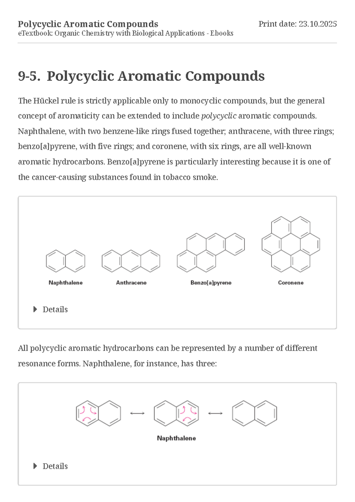 Polycyclic Aromatic Compounds - Organic Chemistry - Studocu