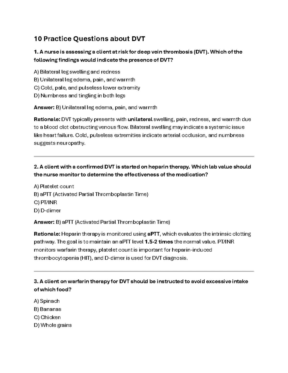 Cystic Fibrosis Exam Questions and Answers: Essential Practice (NURS ...