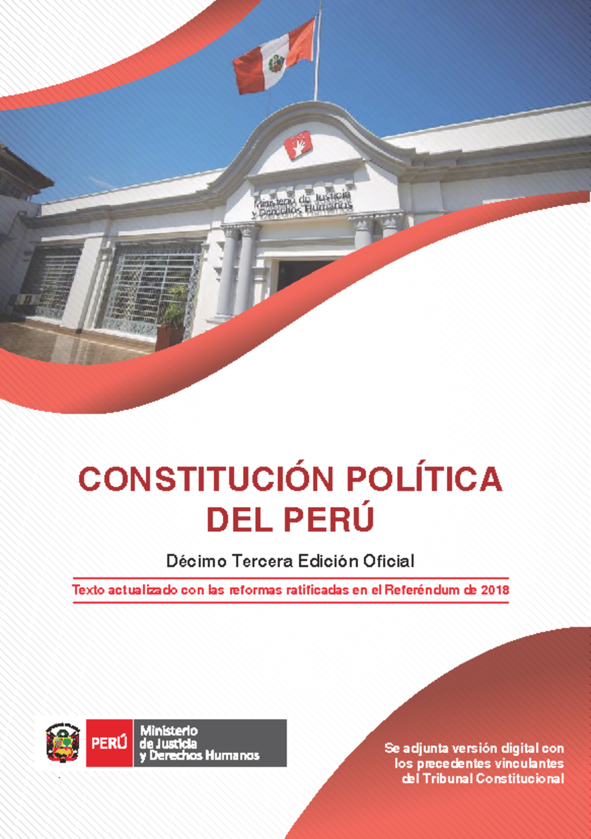 Constitución Política del Perú - Décima Tercera Edición Oficial - Studocu