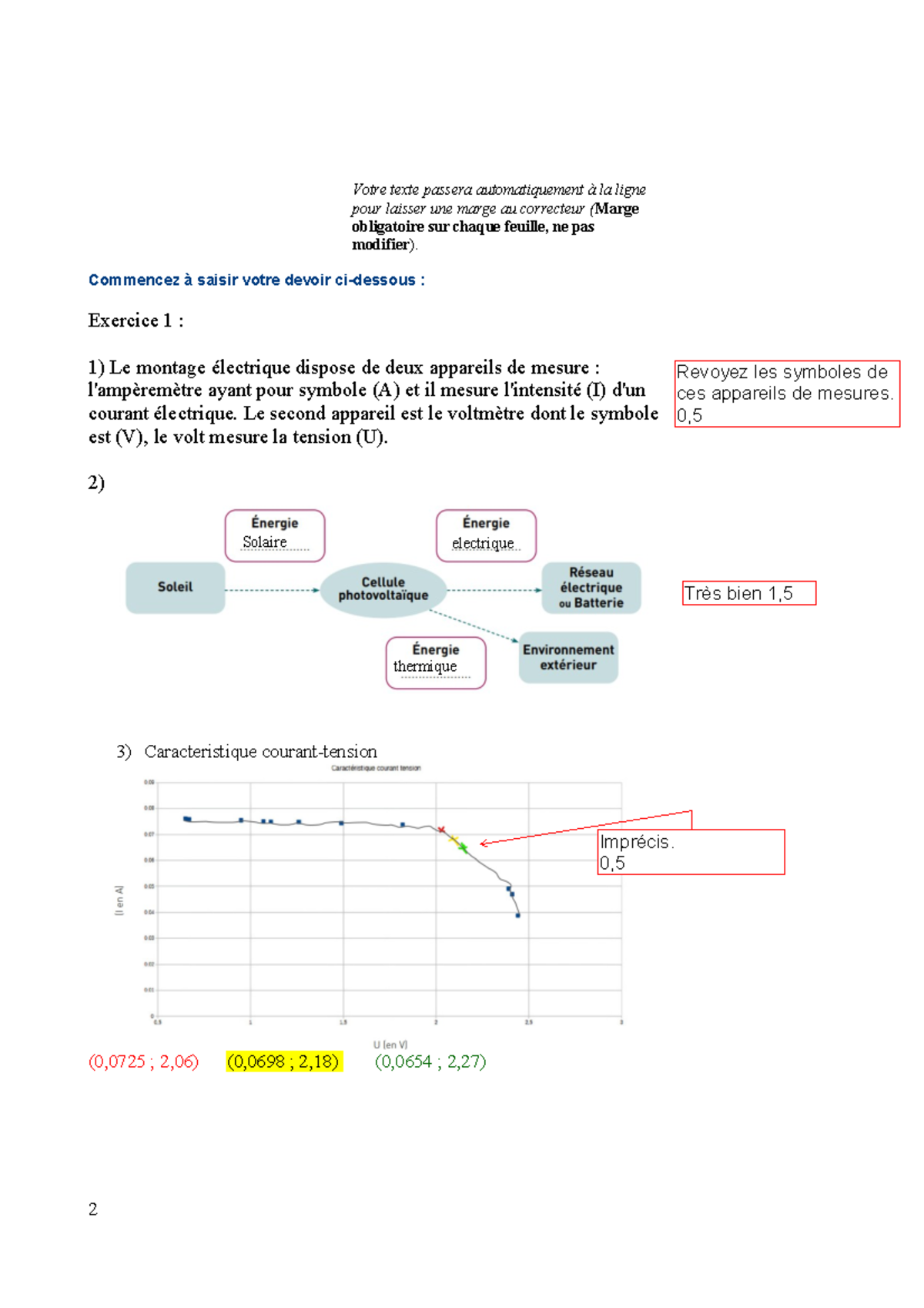 Devoir 4: Enseignement Scientifique - CNED (Exercices et Évaluations ...
