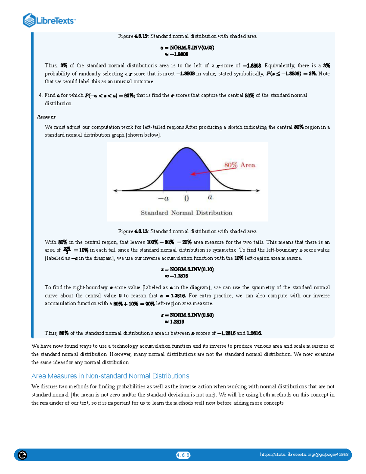 Elements of Statistics: Understanding Normal Distribution Areas (STAT 4 ...