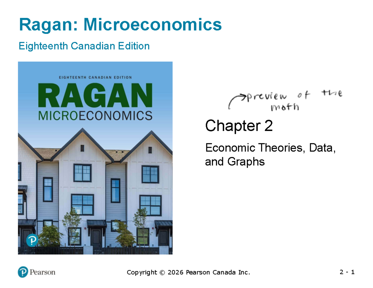 ECON201 - Chapter 2: Economic Theories, Data, and Graphs Overview - Studocu