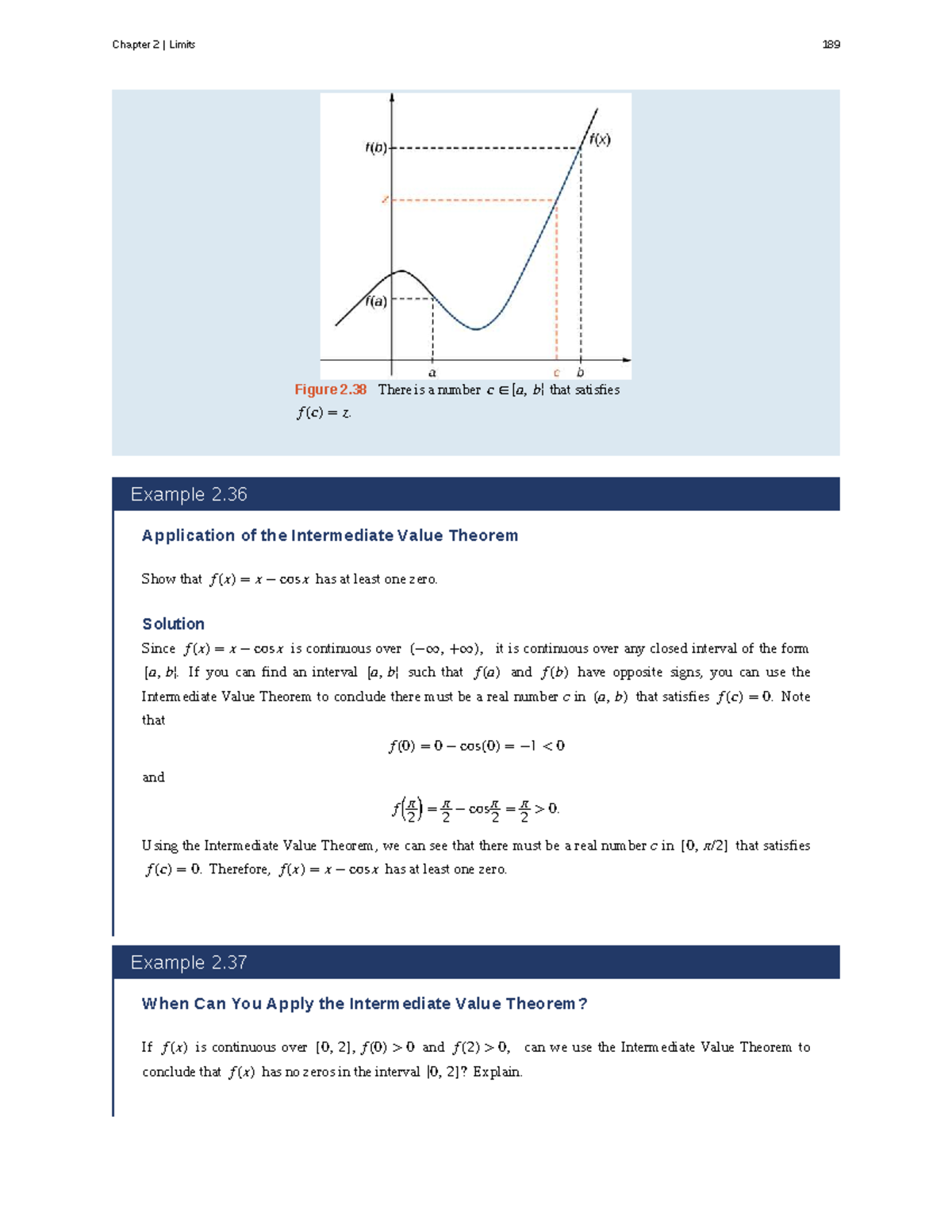Calculus Volume 1 - Chapter 2: Limits and the Intermediate Value ...