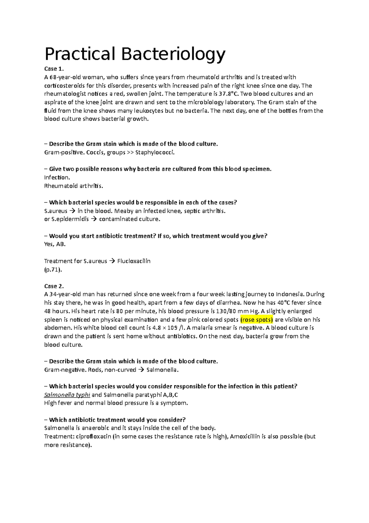 Bacteriology Case Studies: Clinical Insights & Antibiotic Treatments ...