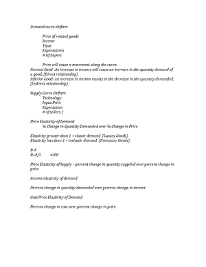 Microeconomics Cheat Sheet: ATC, Nash Equilibrium, and Market Dynamics ...