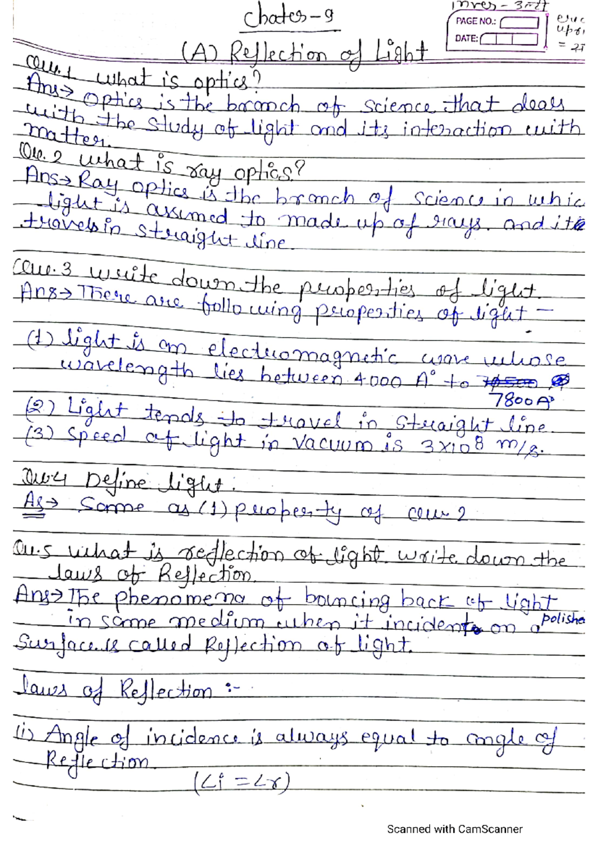Optics Lecture Notes for INRES 3MT by Abhishek Sahu - Studocu