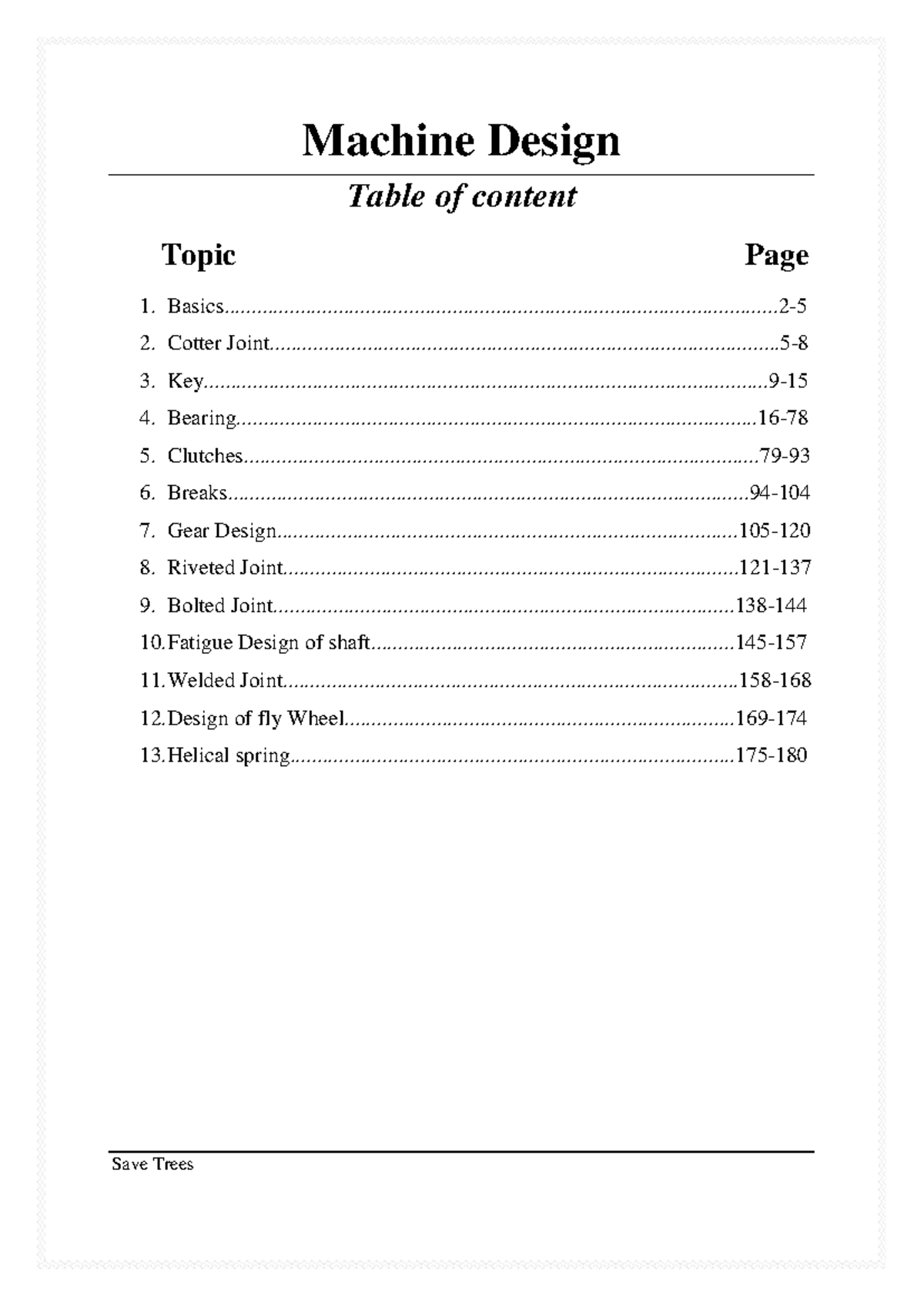 Machine Design Overview and Key Topics (SH U K H IL D N M EE) - Studocu