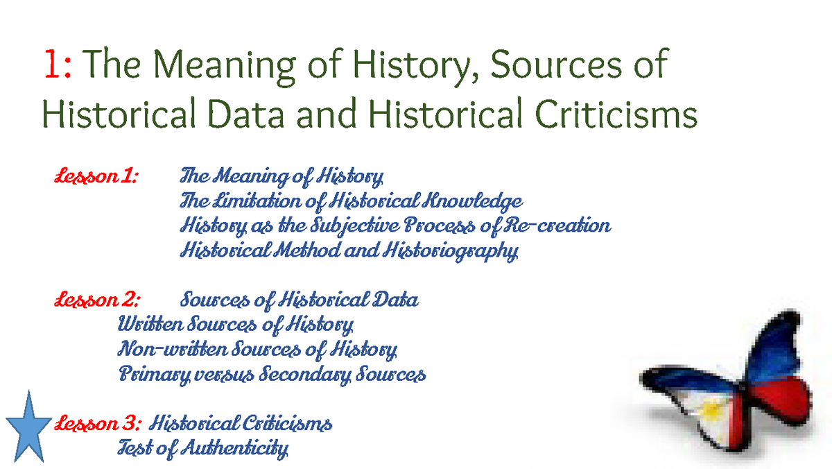 003 PPT GEC102 Historical Criticism: Methods and Authenticity Tests ...