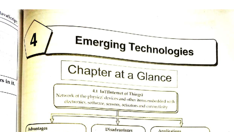 IT 12th TPS Chapter 4: Overview of Emerging Technologies - Studocu