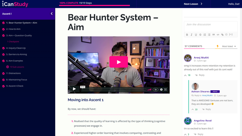 Bear Hunter System Discussion - Aim & Techniques Overview - Studocu