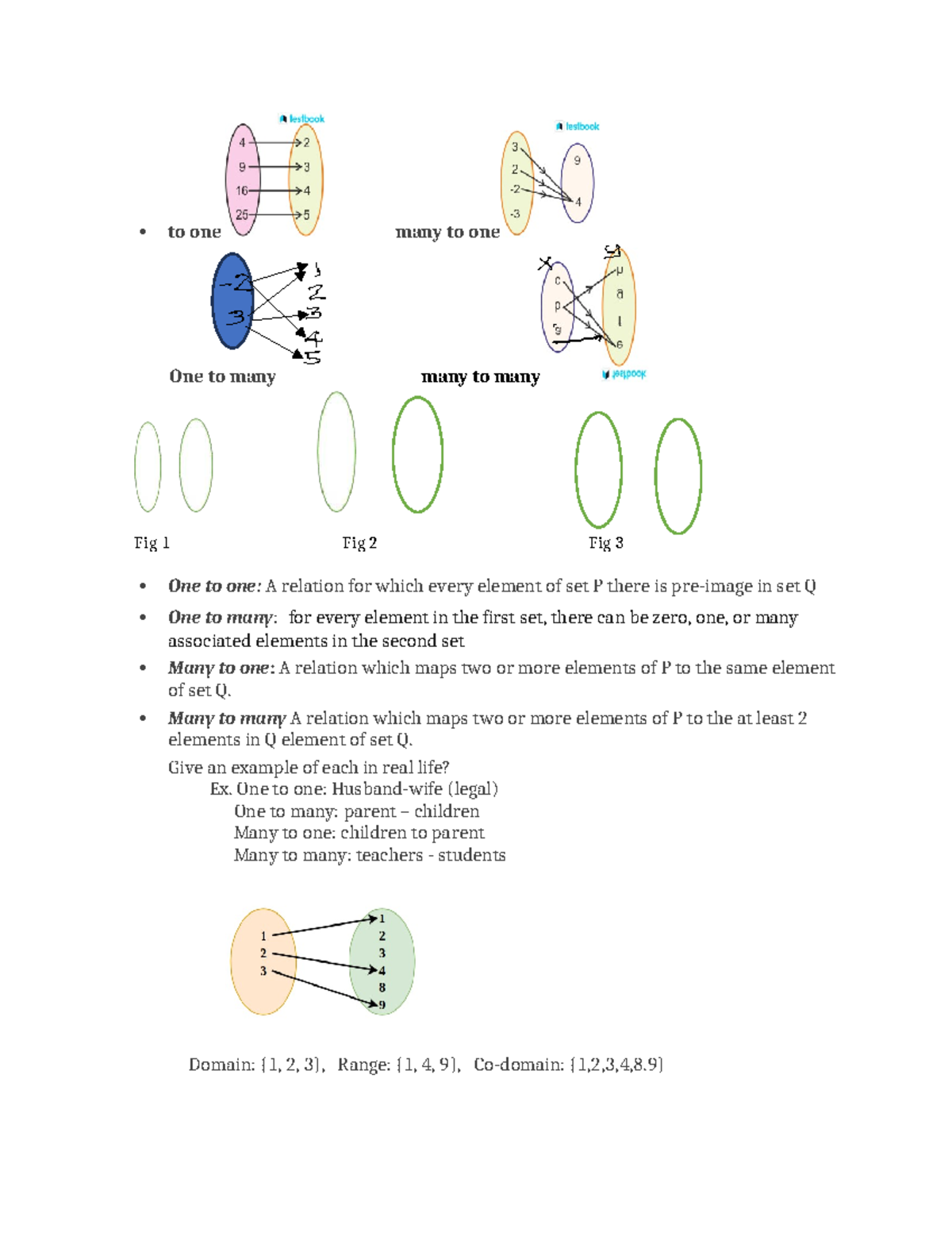 Relations and Functions Overview: Types and Examples - Studocu