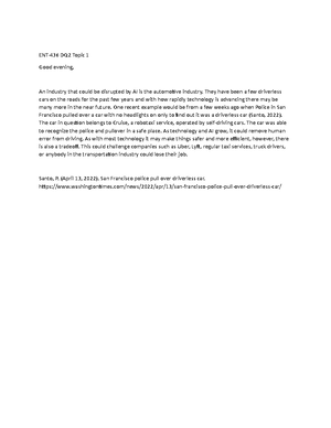 ENT-436 WK 4 Assignment - Target Market Worksheet Part 1: Description ...