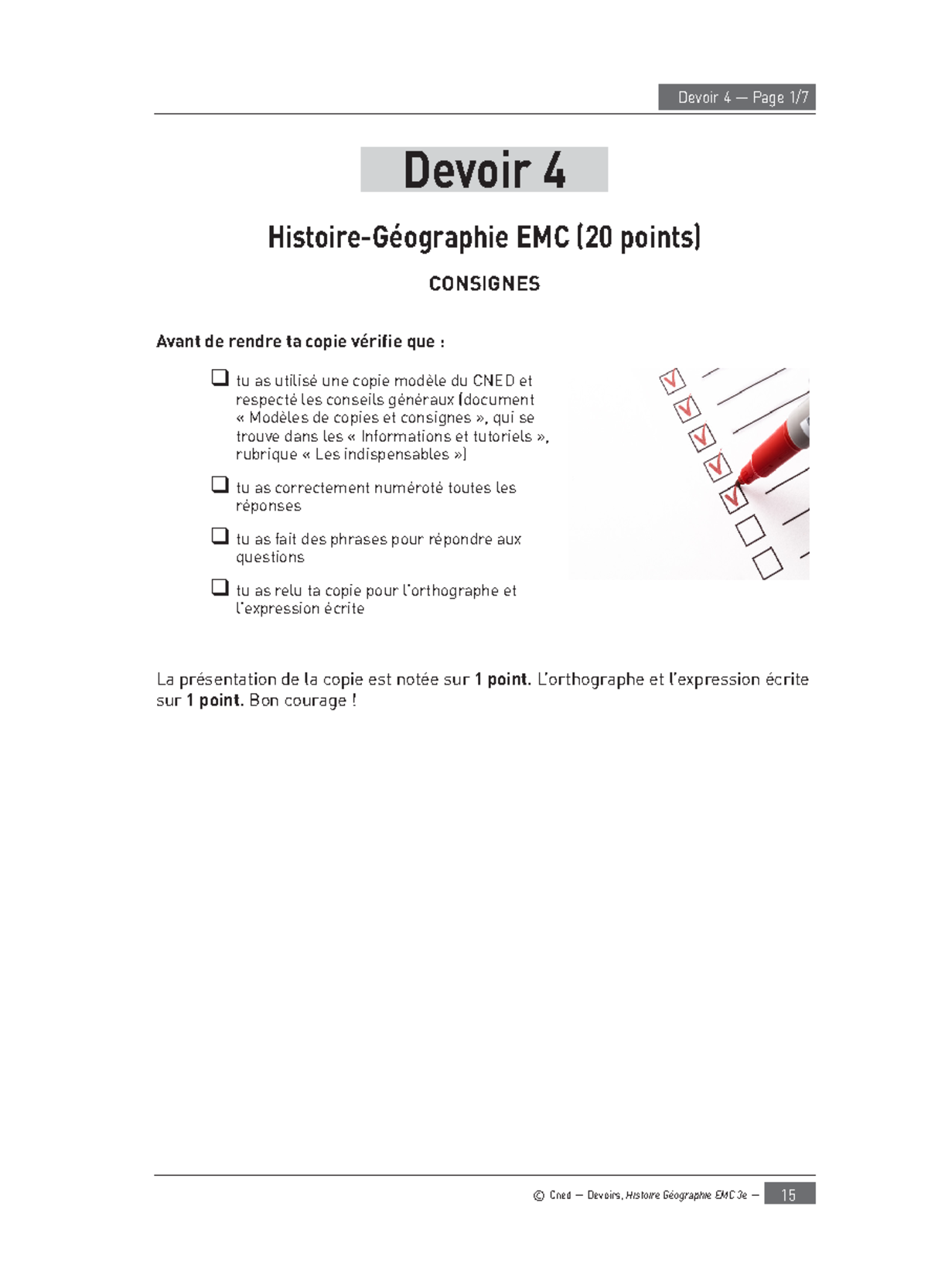 Devoir d'Histoire-Géographie EMC-U04 : Thème 1 & Éducation Morale - Studocu