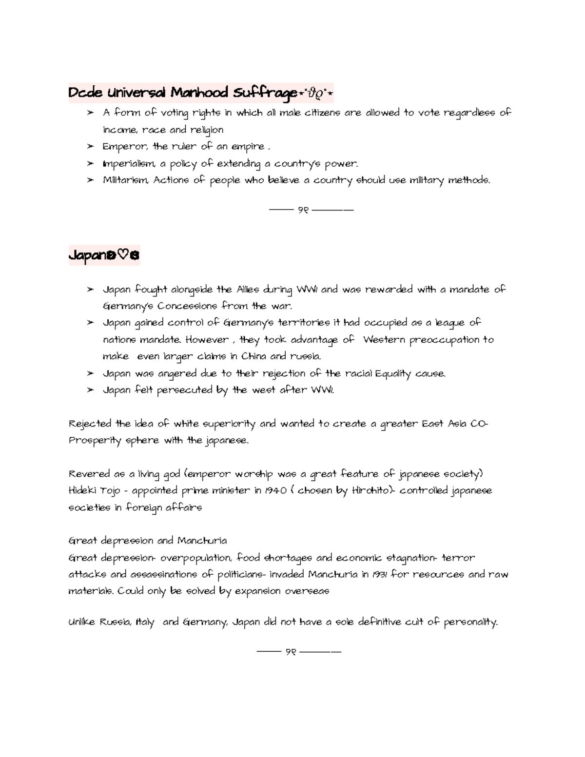 HSC 2025 Modern History Study Guide: Dictatorships & Imperialism - Studocu