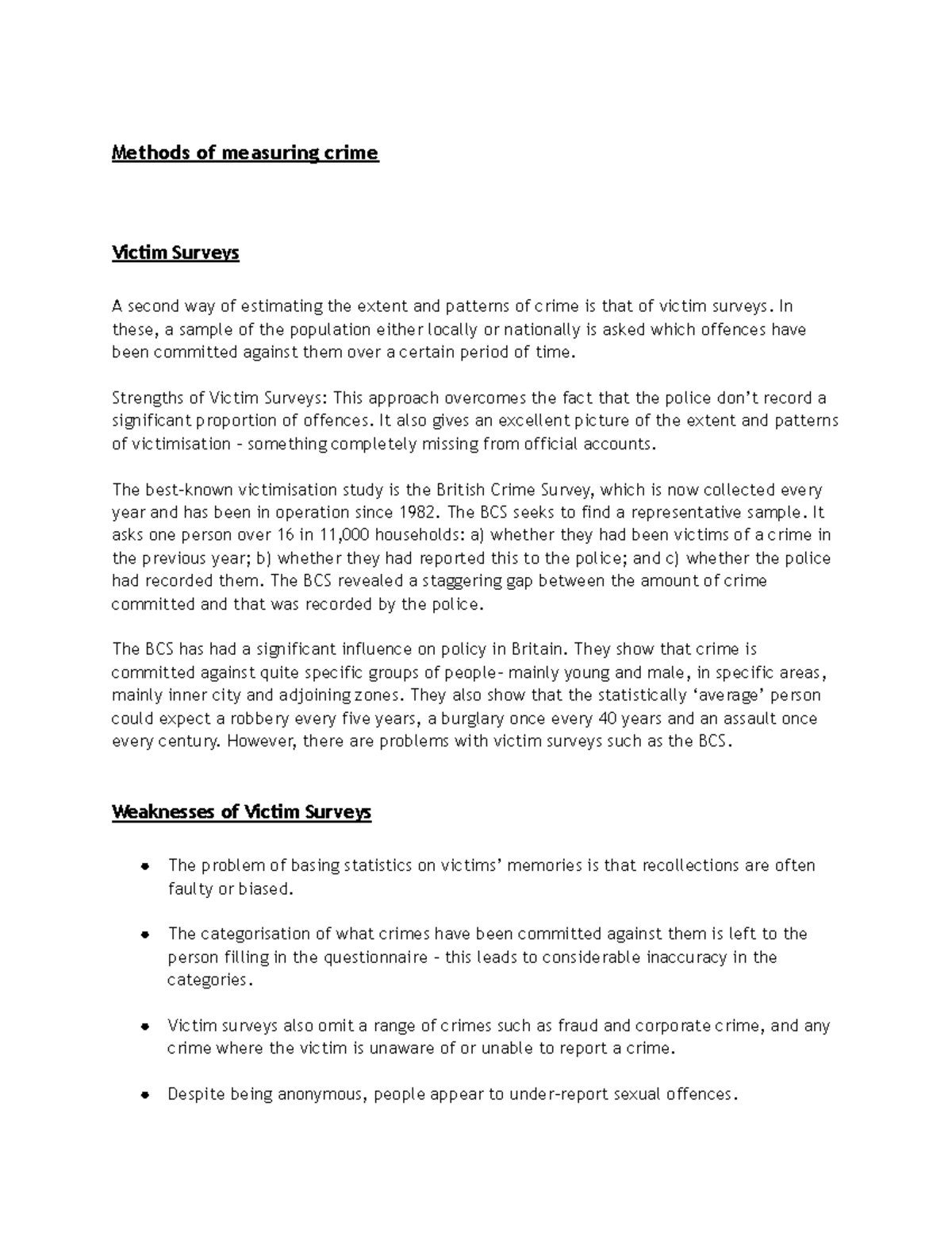 Measuring Crime: Methods, Surveys, and Official Statistics Explained ...