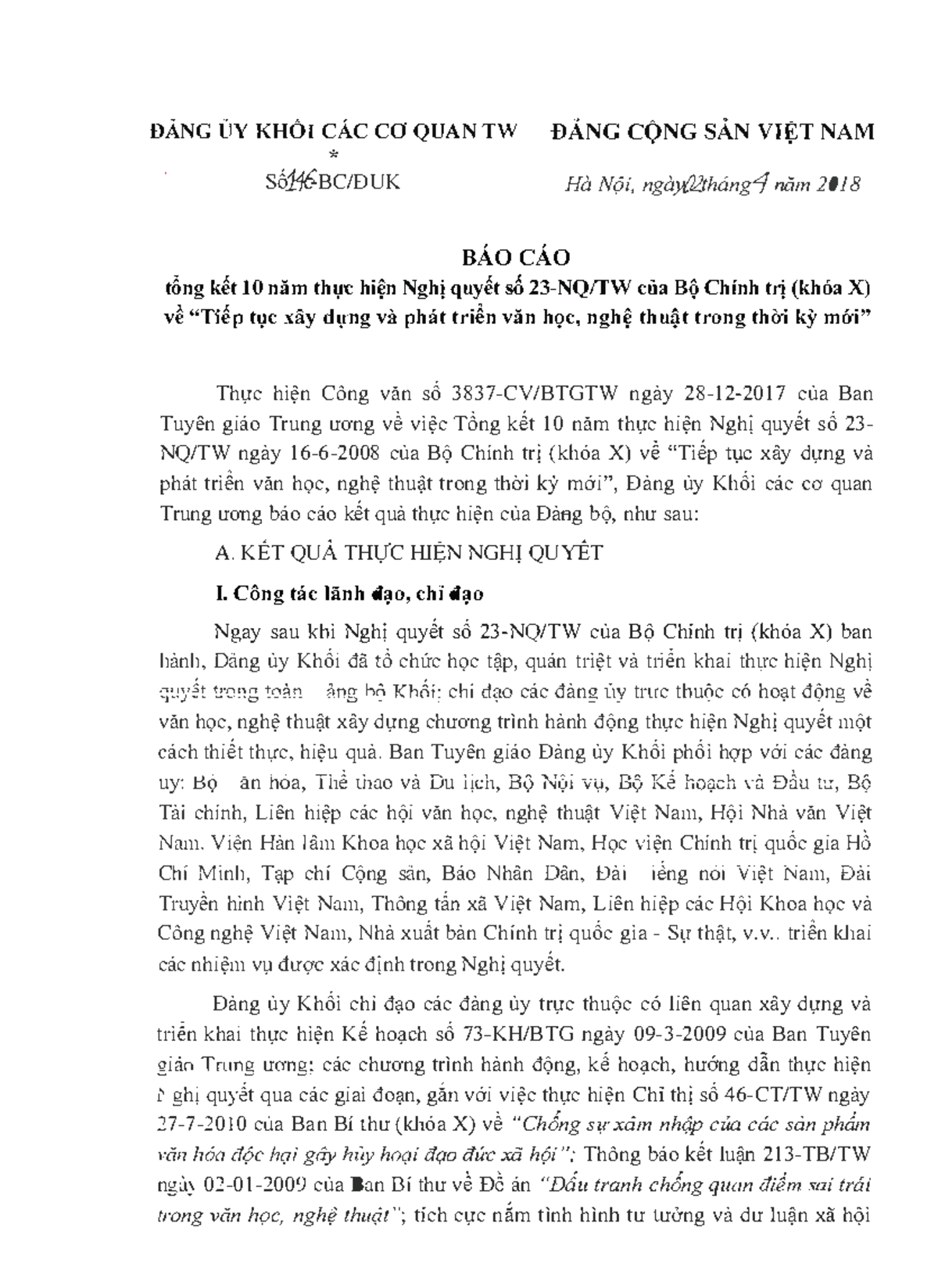 Document - DANG UY KHOI cAc co QUAN TW DA C