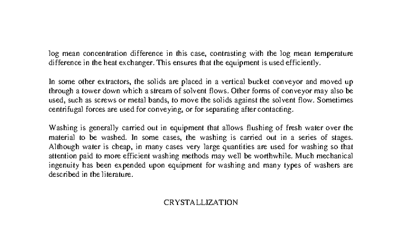 Unit V - Crystallization: Understanding Separation Processes in Food ...