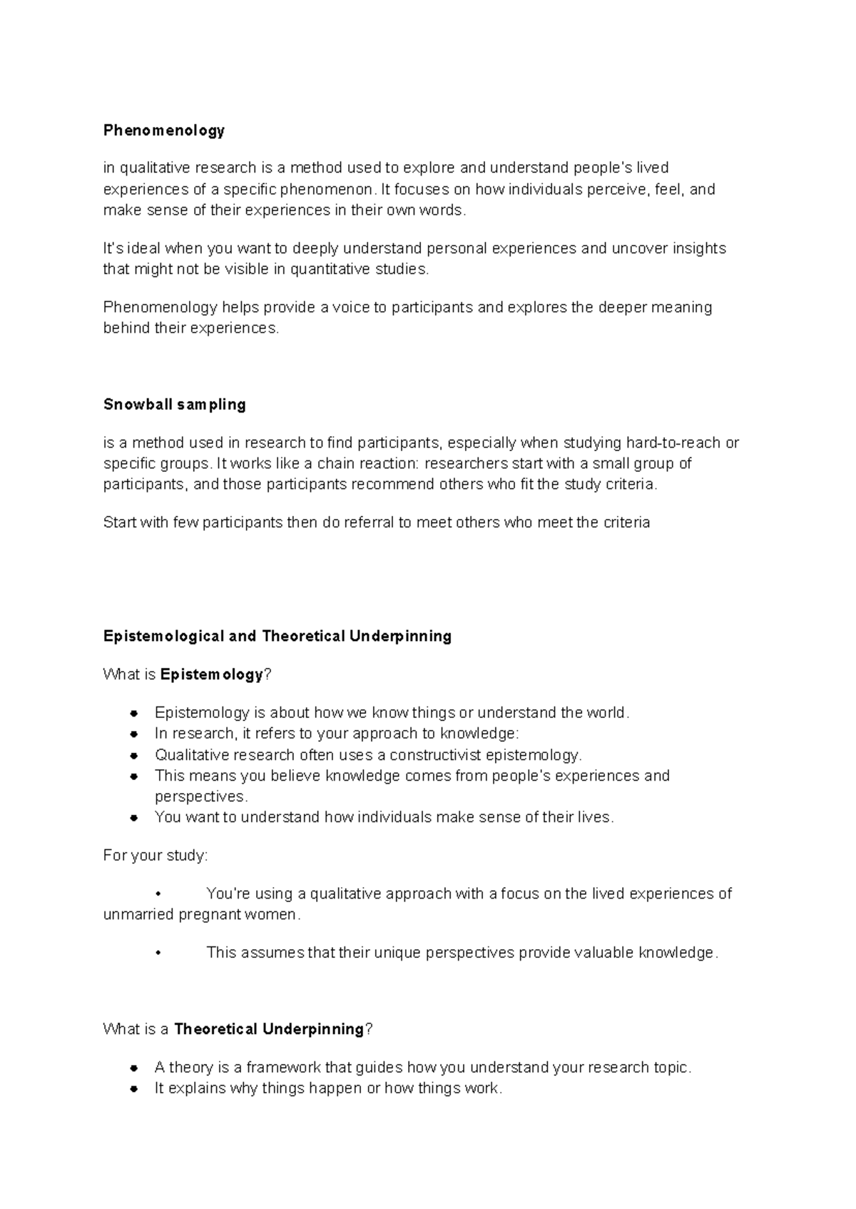 PRE- Proposal - research quali - Phenomenology in qualitative research ...