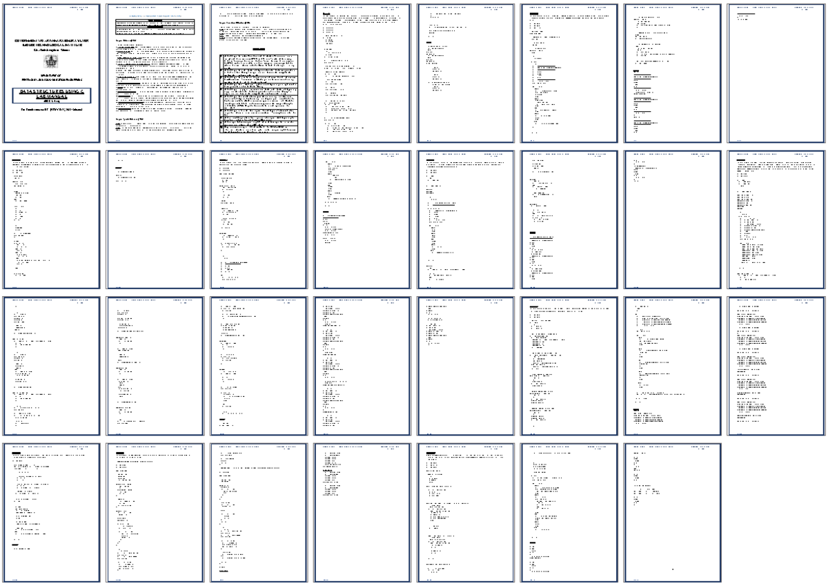 DATA STRUCTURES USING C LAB MANUAL (BECL456) - GSKSJTI - Studocu