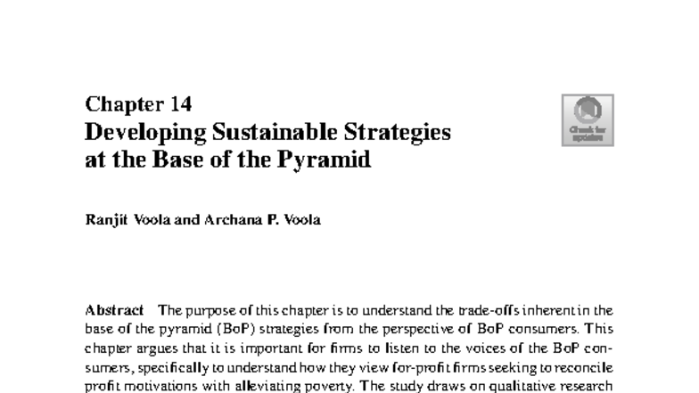 Voola 2019 - AOIOIHWIHWPA HPC - Chapter 14 Developing Sustainable ...